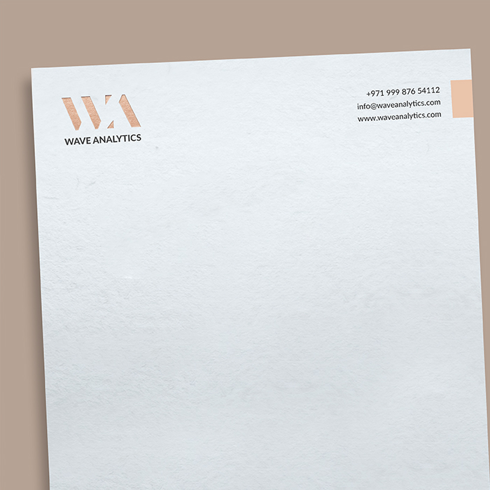 letterhead page