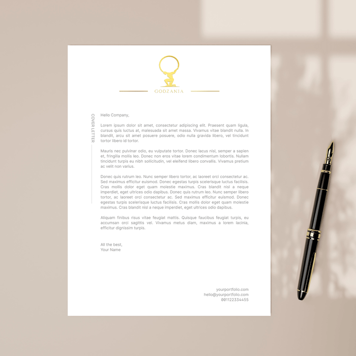 letterhead page