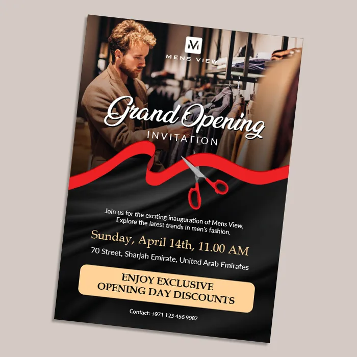 Inauguration Invitation Printing in Dubai | Spog Print